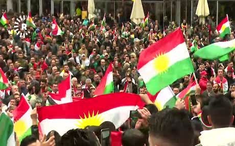 Kurds in Kurdistan, Germany protest global... | Rudaw.net