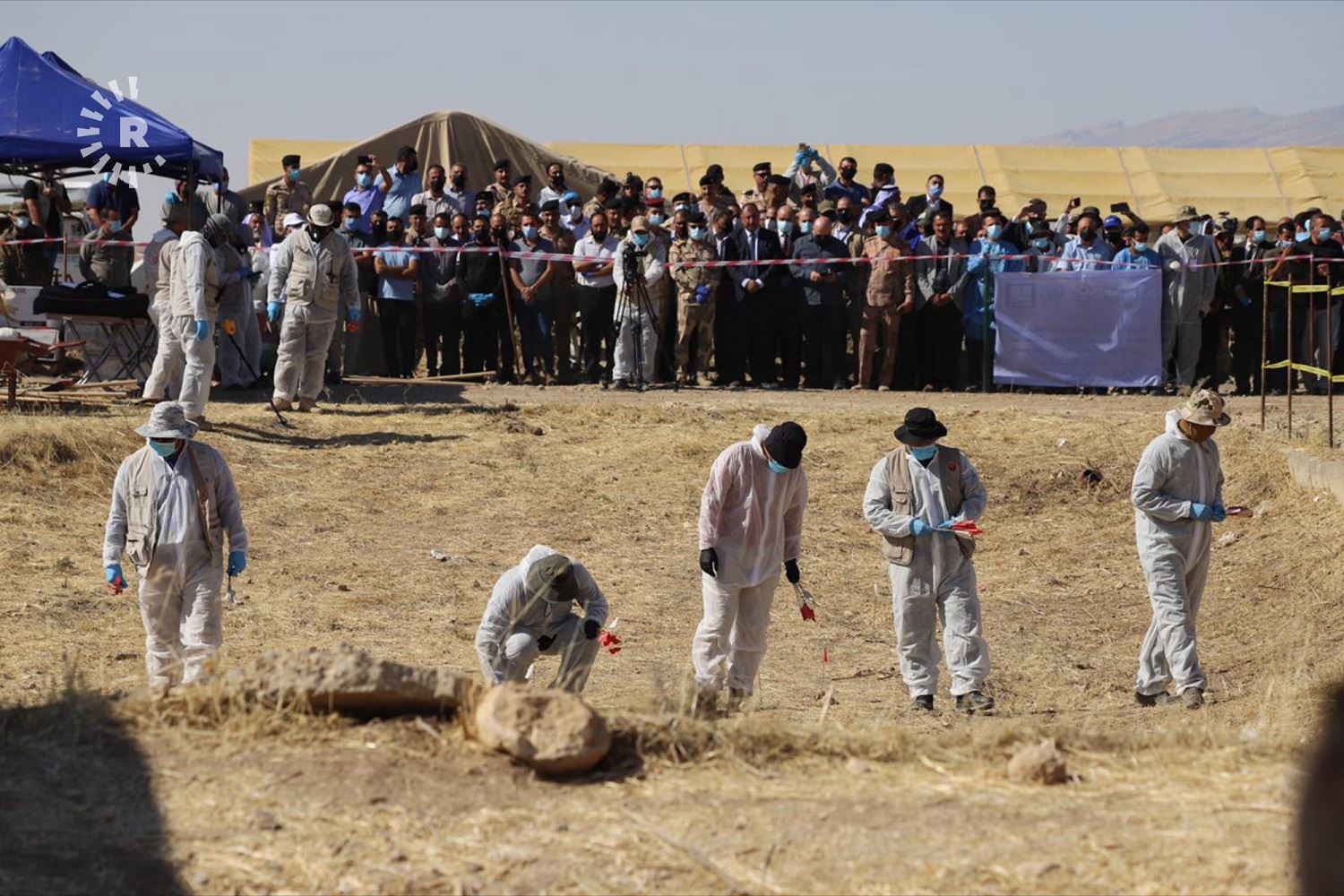 Remains of 104 people exhumed from Shingal mass... | Rudaw.net