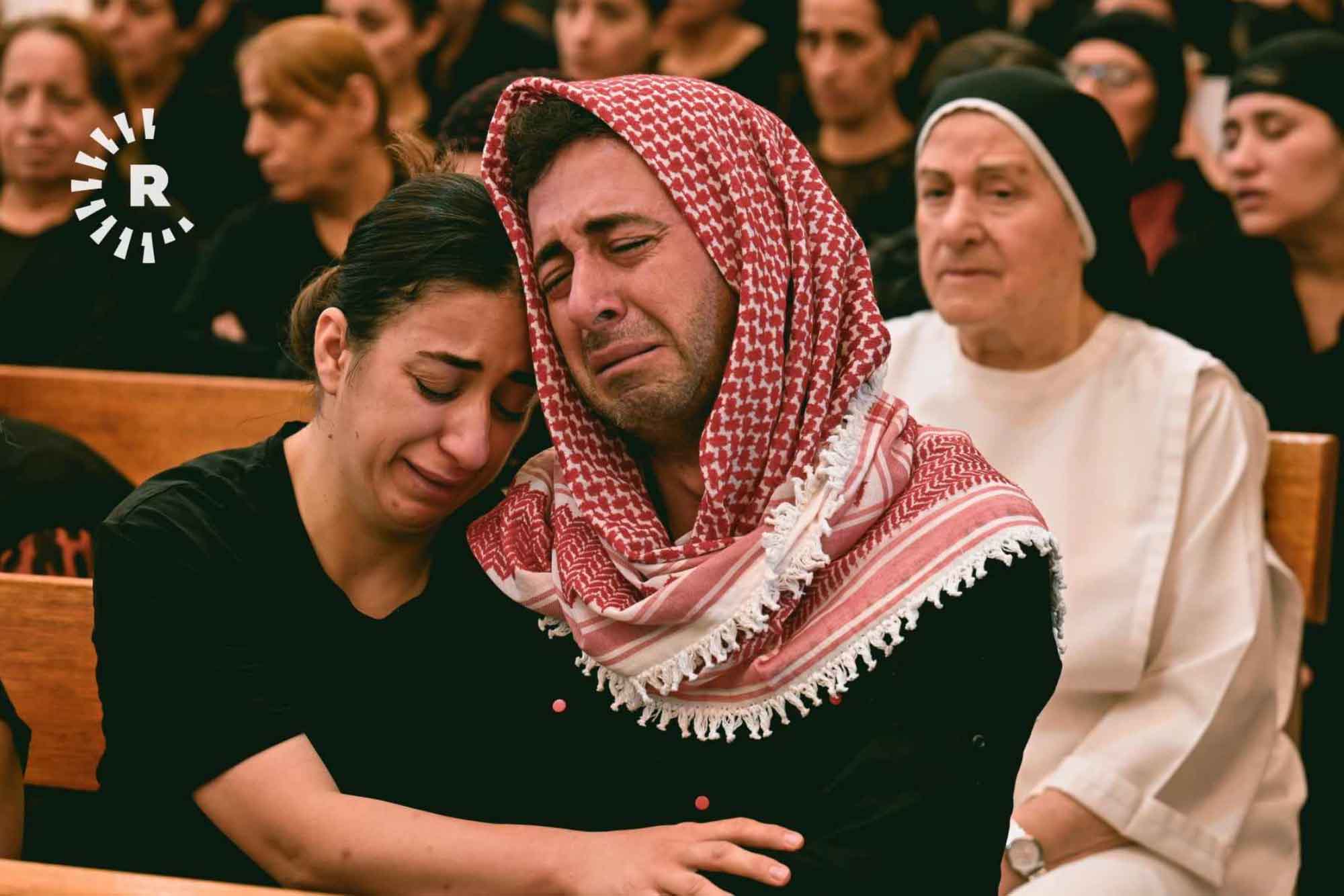 Hamdaniya holds funeral mass for wedding fire... | Rudaw.net