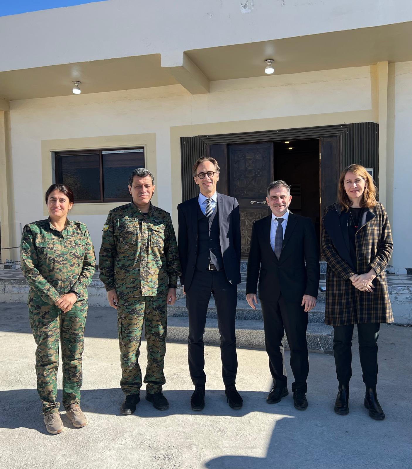 Top German official meets SDF chief | Rudaw.net