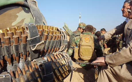 PHOTOS: Peshmerga in the first hours of the Mosul... | Rudaw.net
