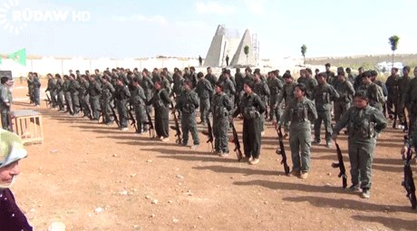 YPG holds ceremony in Kobane for fighters killed... | Rudaw.net