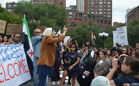 Li New Yorkê mitînga Alan Kurdî | Rûdaw.net