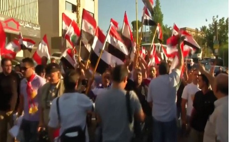 Rally held in Beirut Against US Involvement in... | Rudaw.net