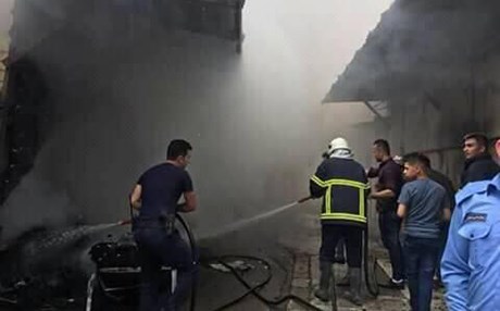 Soran çarşısında yangın çıktı | Rudaw.net