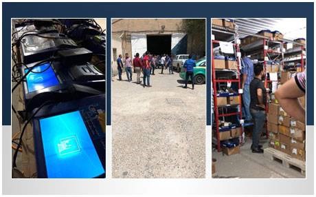 Shelves collapse at election warehouse in... | Rudaw.net