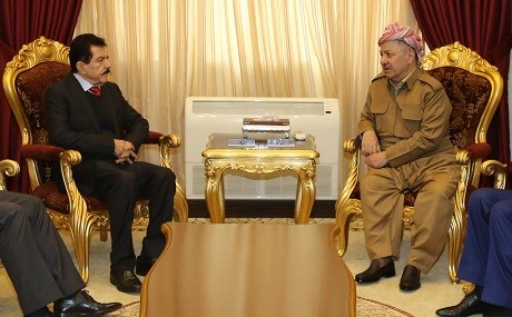 Barzani meets Rasul to thrash out KDP-PUK... | Rudaw.net