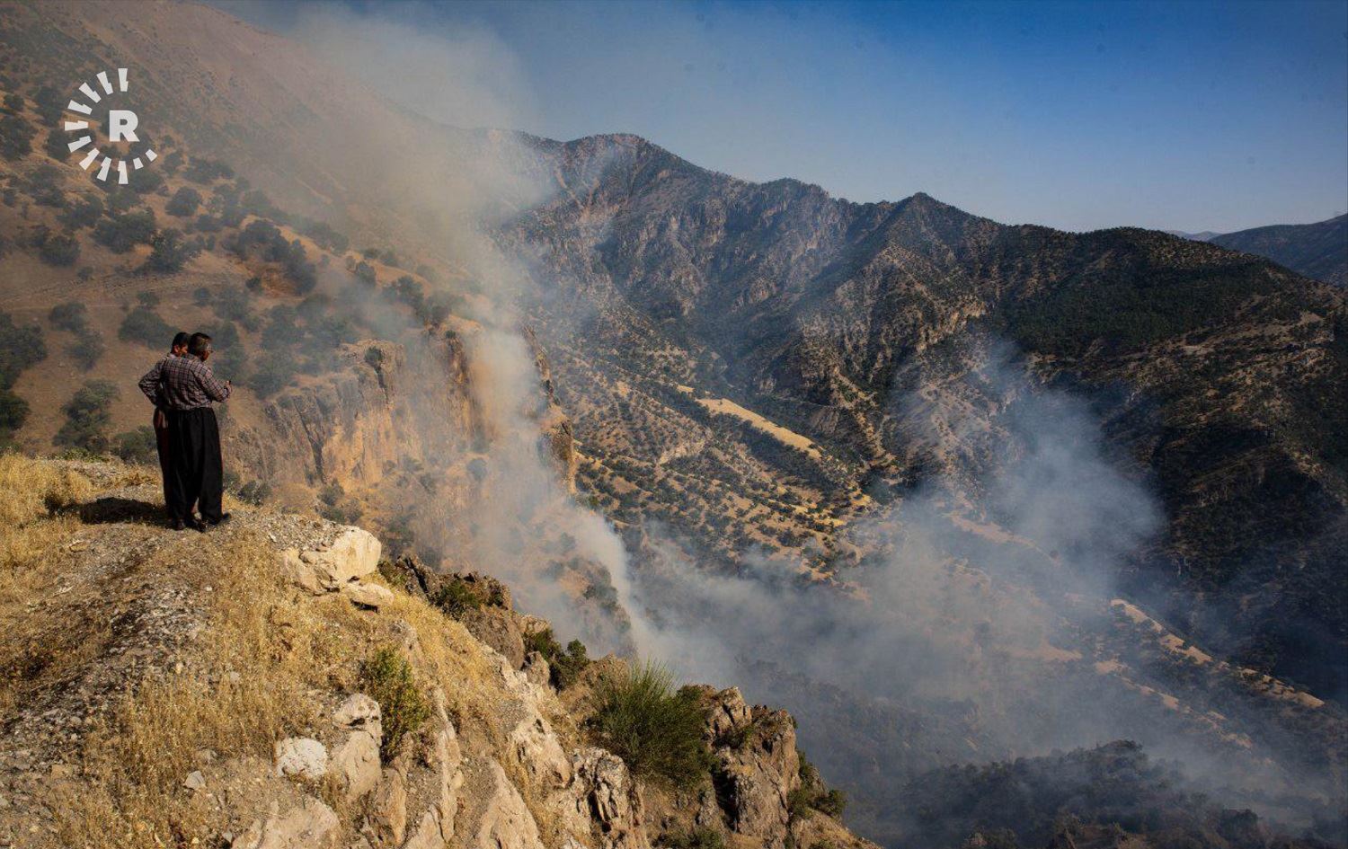 Destruction caused by fires in Iran’s Kurdistan... | Rudaw.net