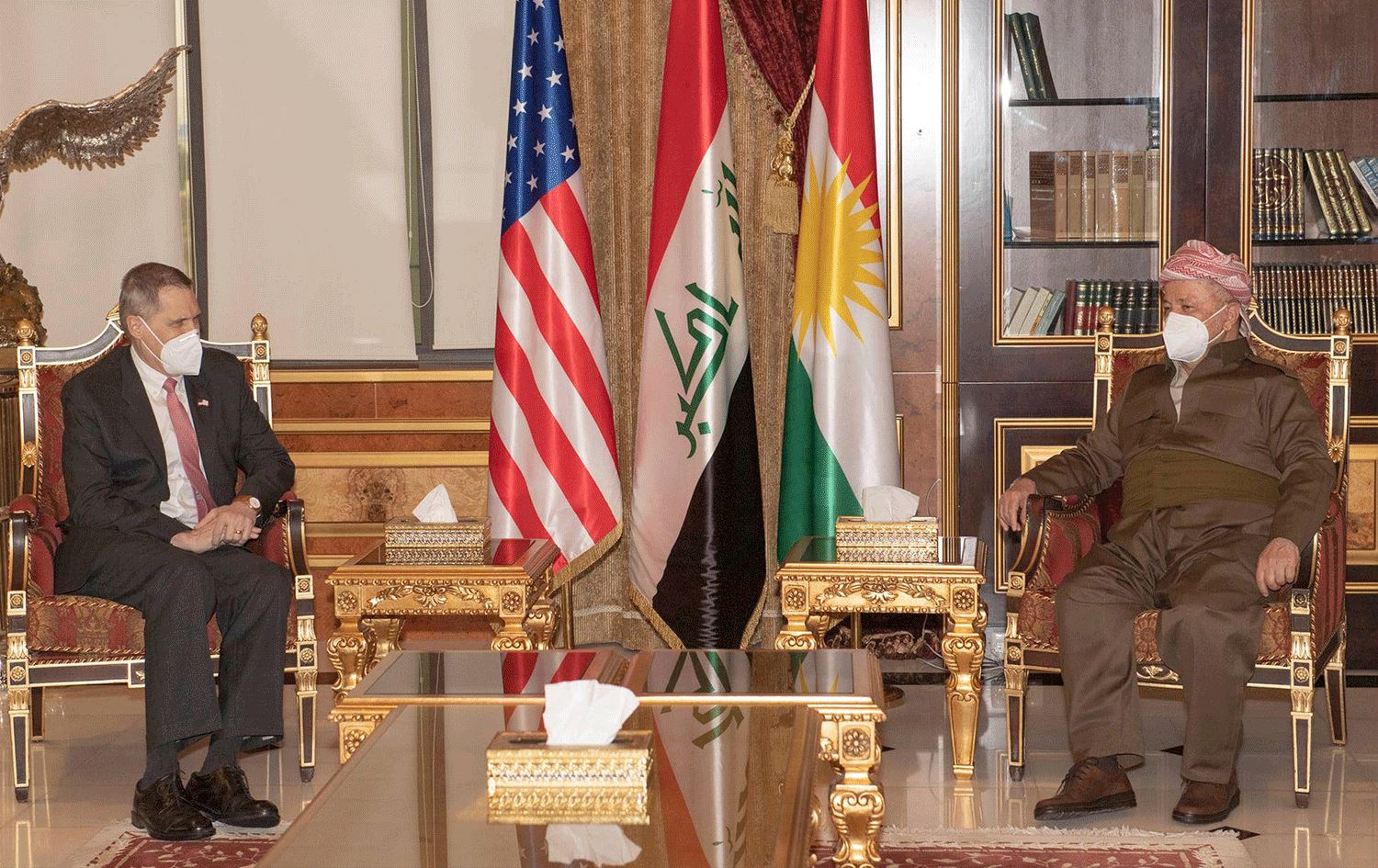 Mesud Barzani, ABD Büyükelçisi ile bir araya geldi | Rudaw.net