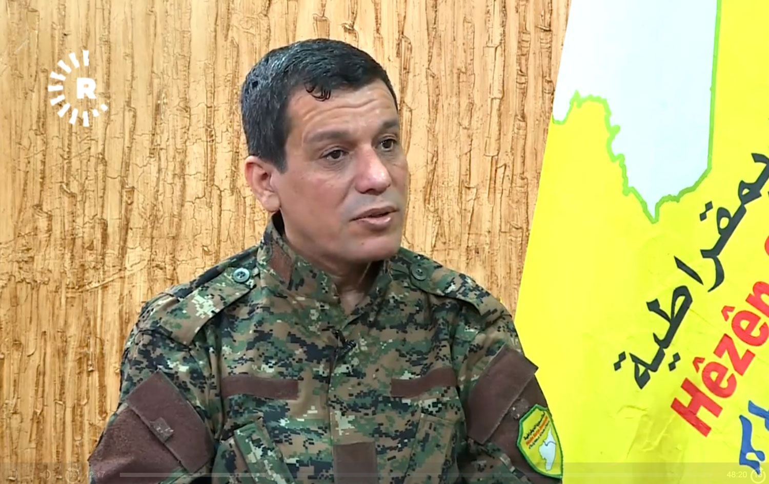 Mazlum Abdi: Suriye, Türk jetlerine karşı hava... | Rudaw.net