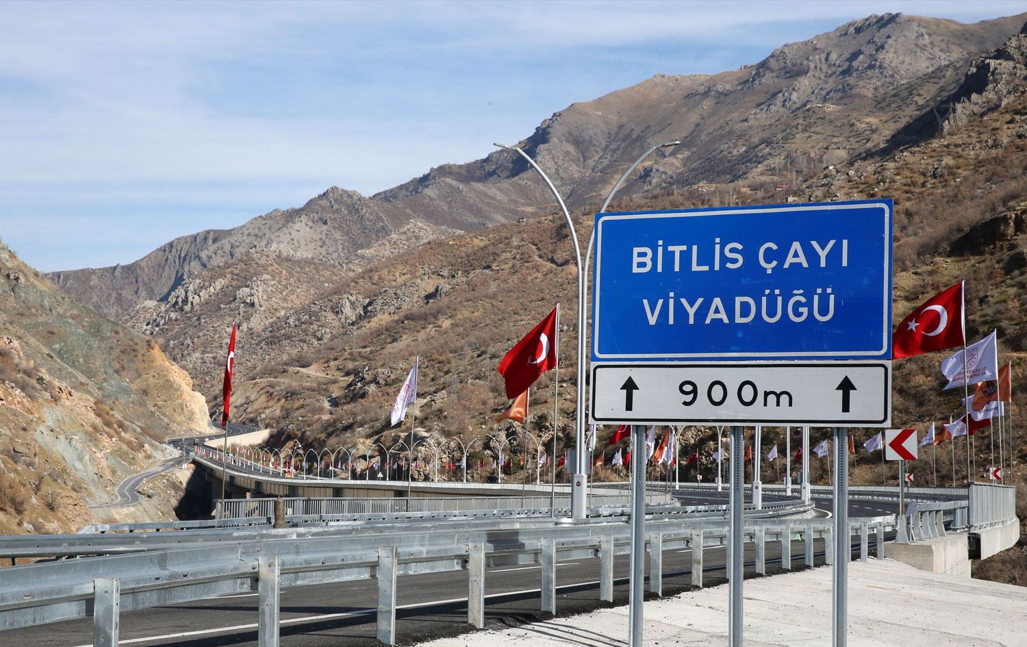 900 metrelik Bitlis Çayı Viyadüğü hizmete açıldı | Rudaw.net