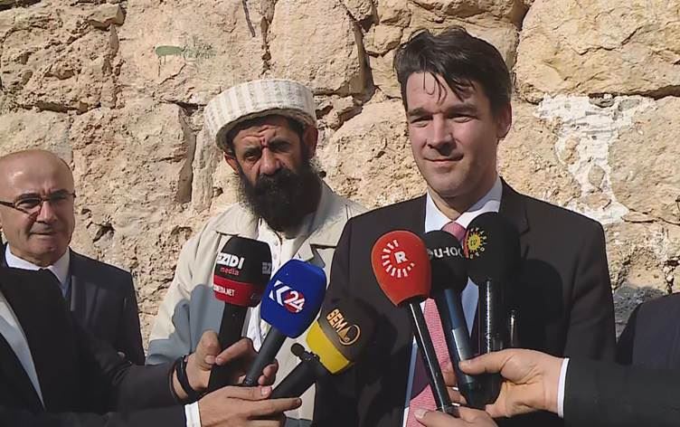 Şandeke Wezareta Derve ya Almanyayê serdana... | Rûdaw.net