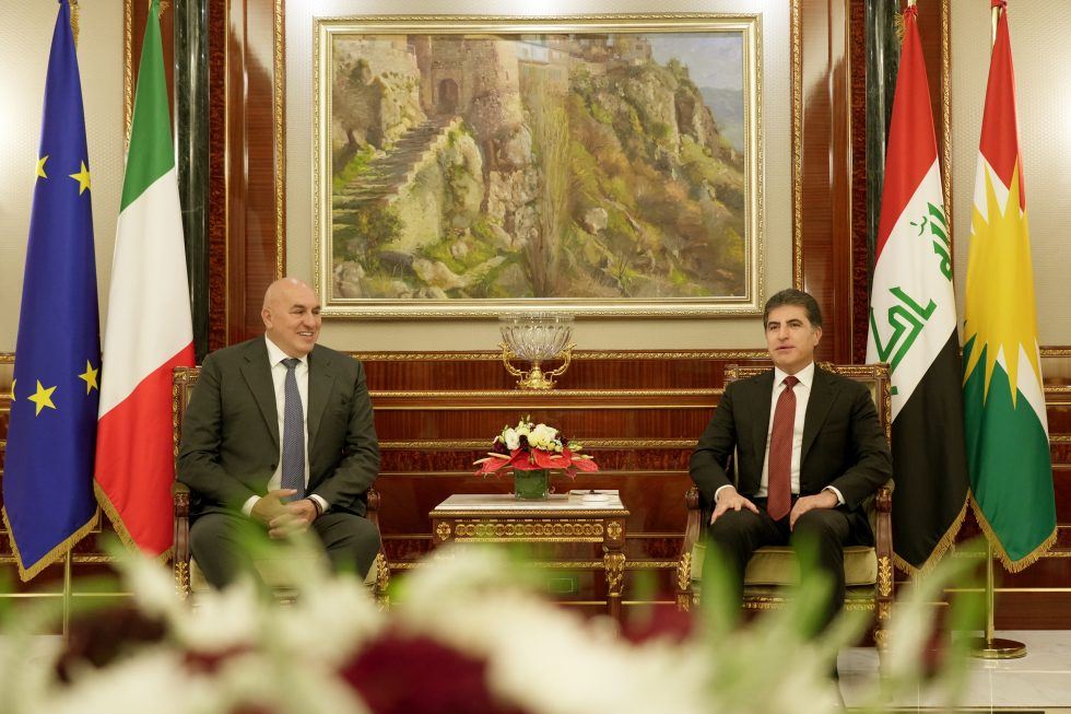 Italian defense minister discusses bilateral ties... | Rudaw.net