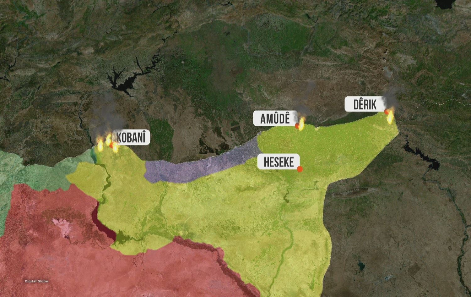 DSG'den TSK'nın Rojava bombardımanına ilişkin... | Rudaw.net