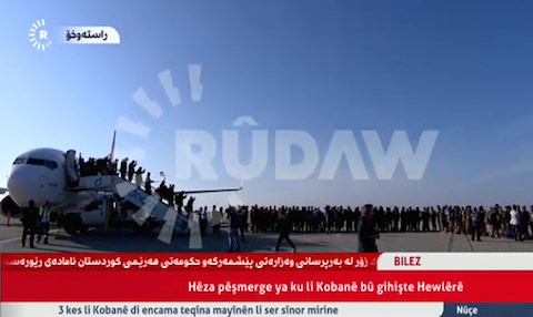 First batch of Peshmerga forces return from Kobane | Rudaw.net